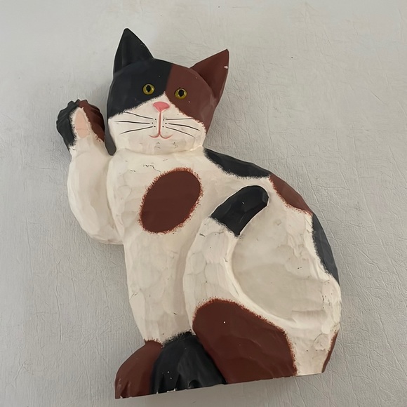 james haddon | Other | Vintage Pre Owned James Hanson Hand Carved Cat ...